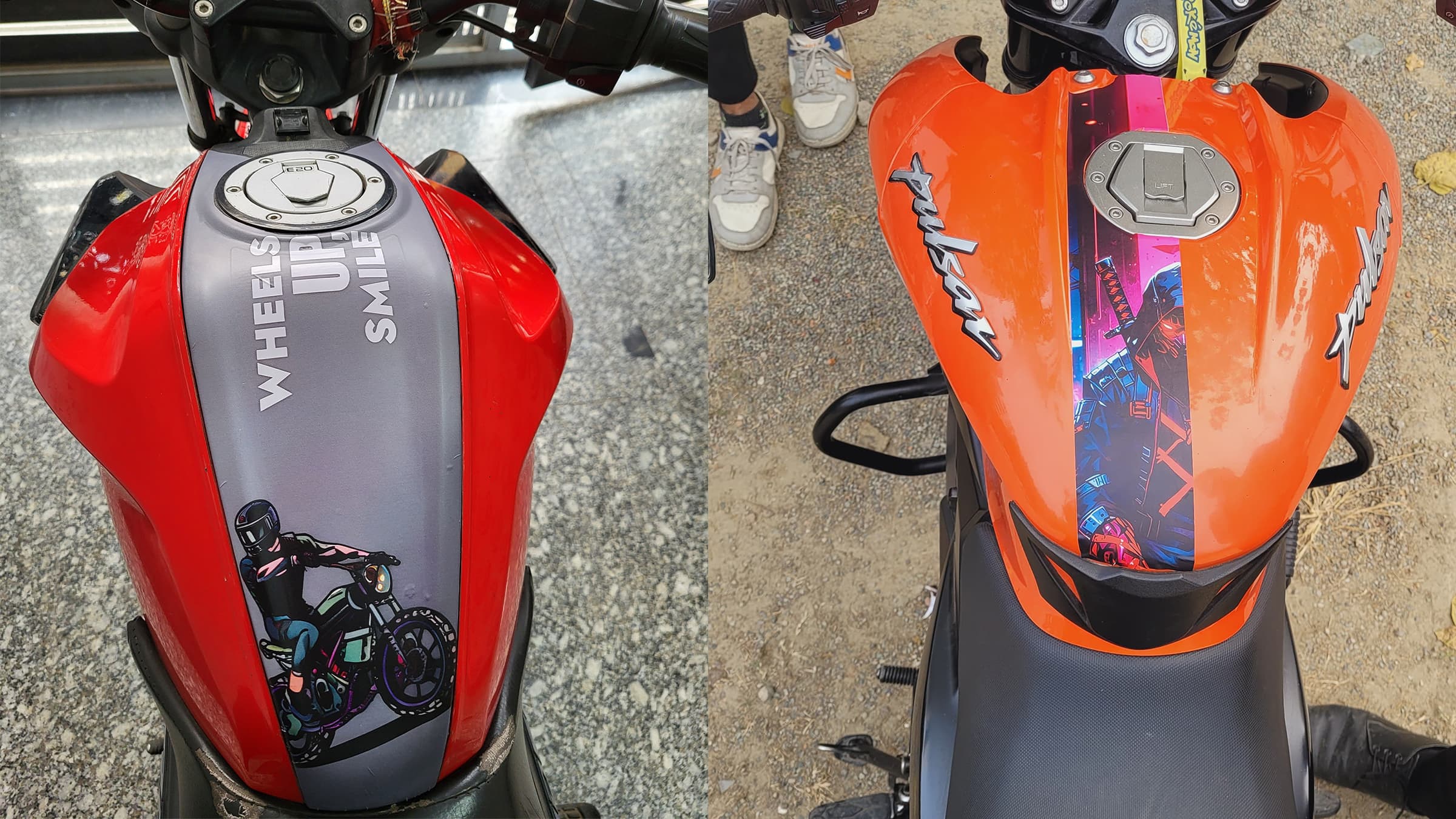 Bike Tank Wraps for a Bold New Look | Maddy Custom